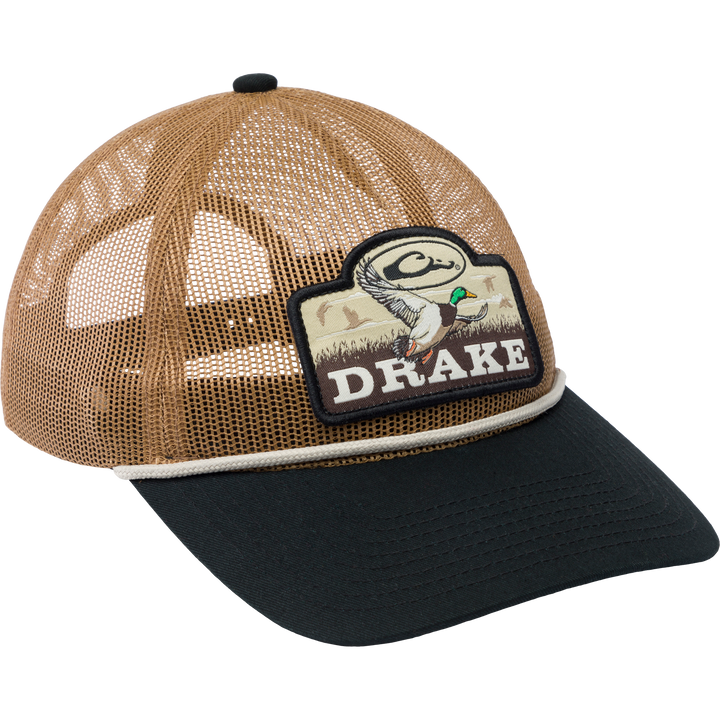 Talk about breezy, the Drake mallard All Mesh Rope Cap is made of ...