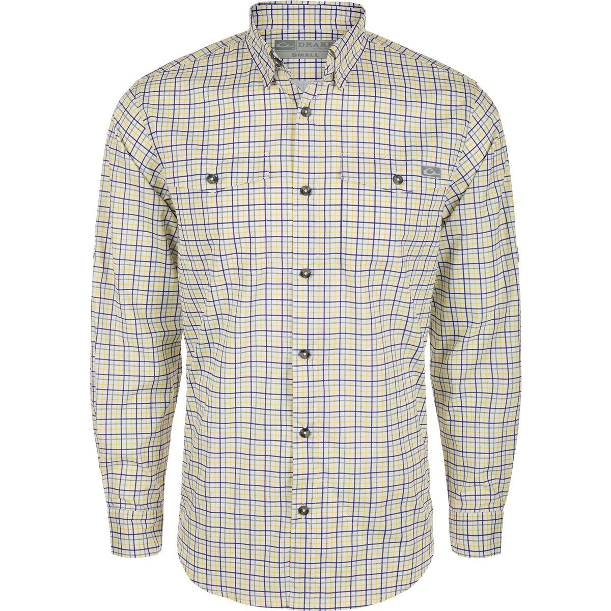 Drake Button-Down Long Sleeve Shirt - Petunia Purple / 3Xlarge