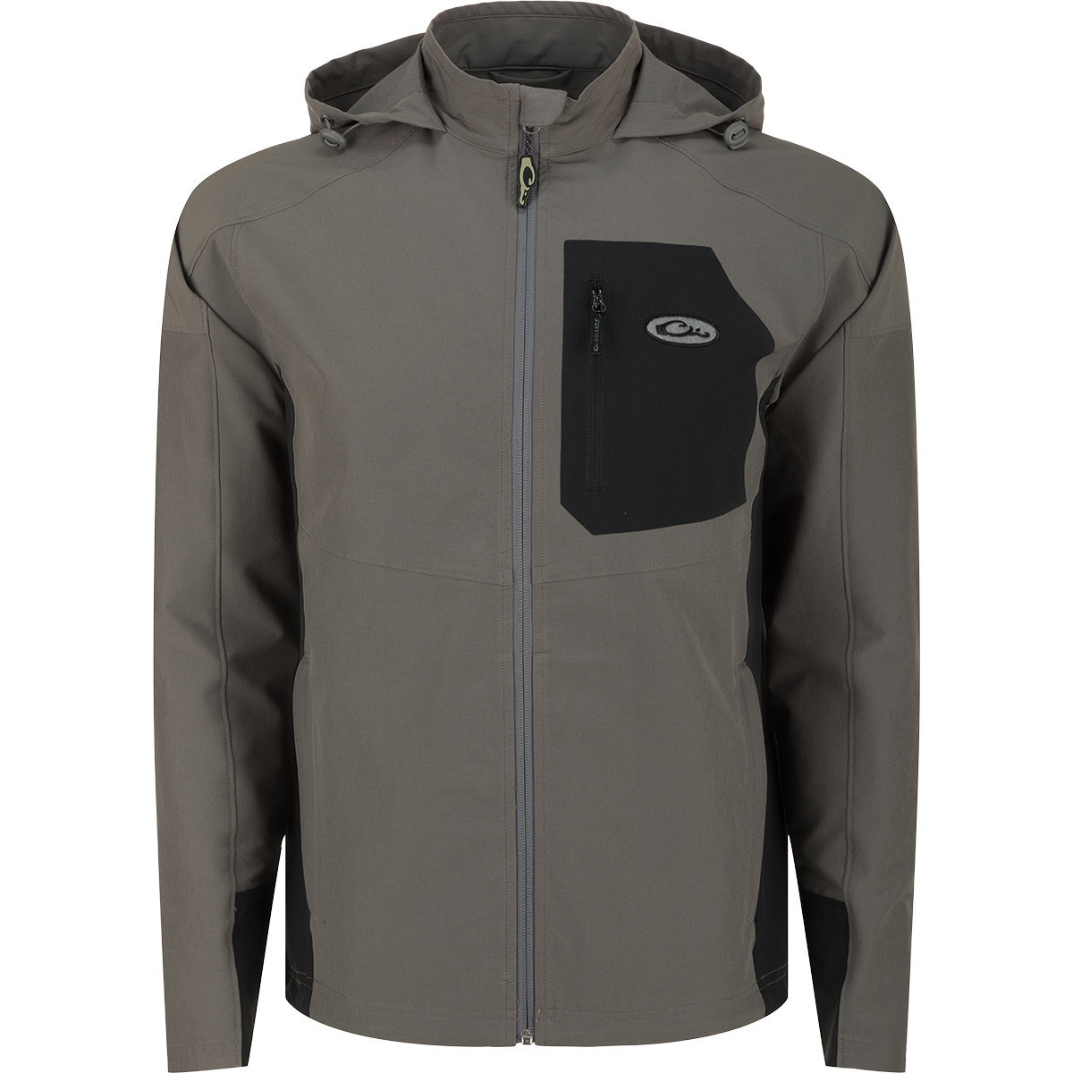 Rain Brake Lightweight Solid Softshell Jacket - Charcoal Heather / Small