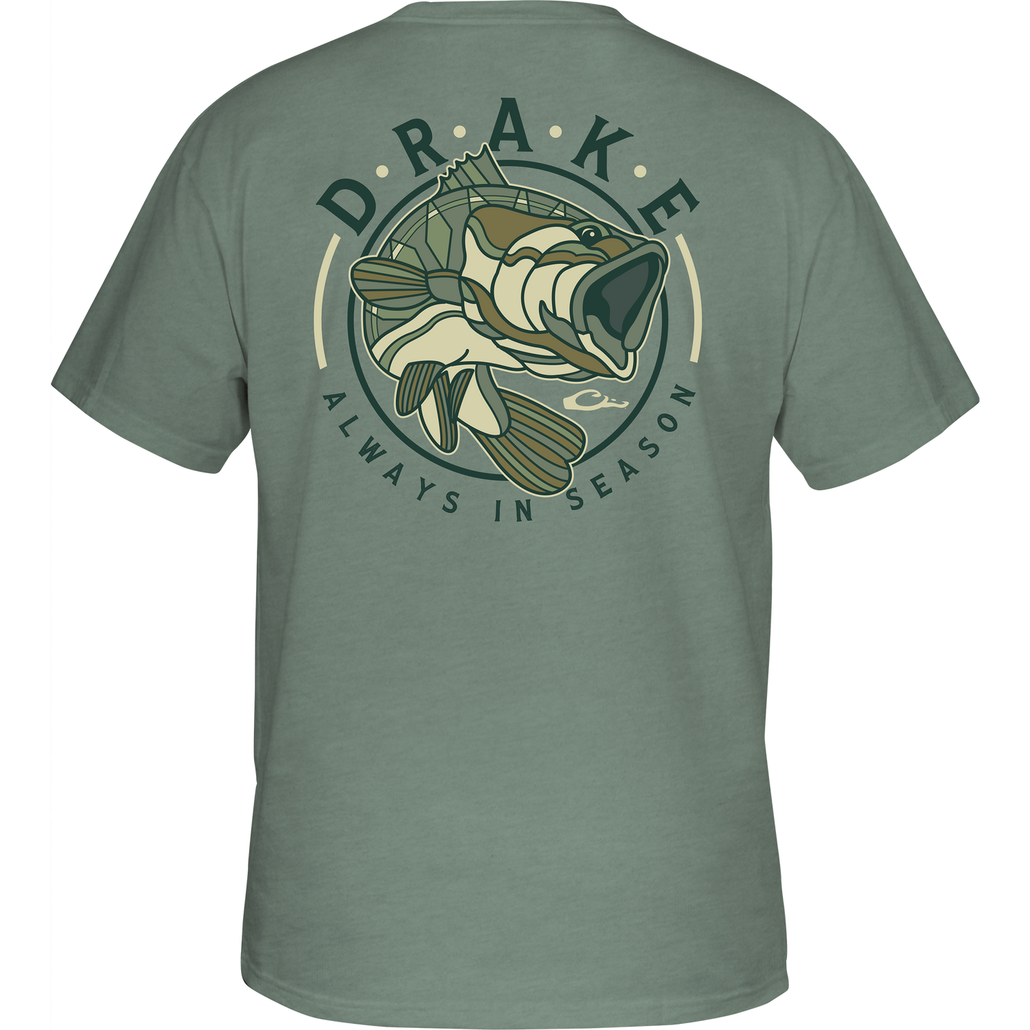 The Drake Waterfowl Graphic Tee is constructed with a 60% cotton and 40 ...