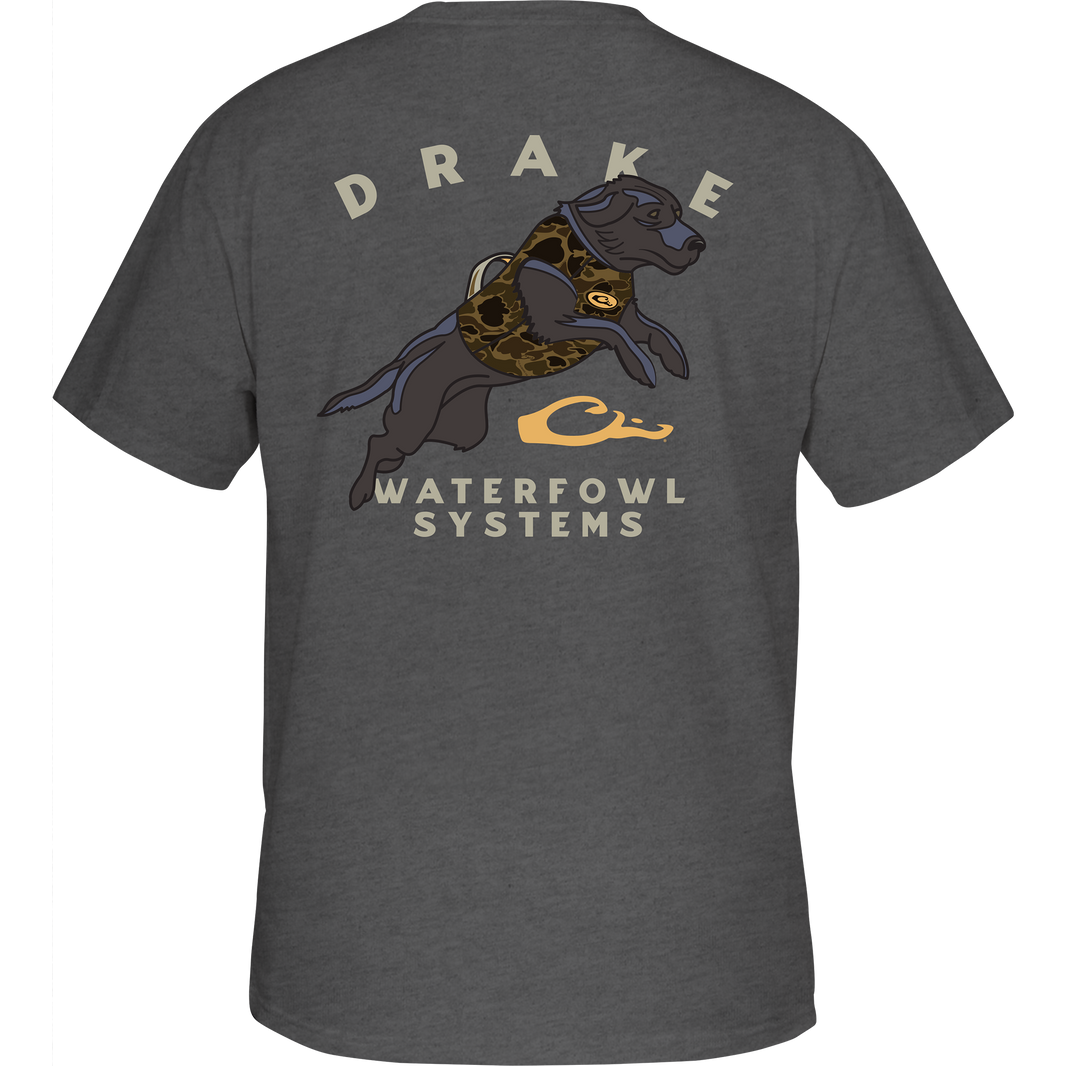 The Drake Waterfowl Graphic Tee is constructed with a 60% cotton and 40 ...