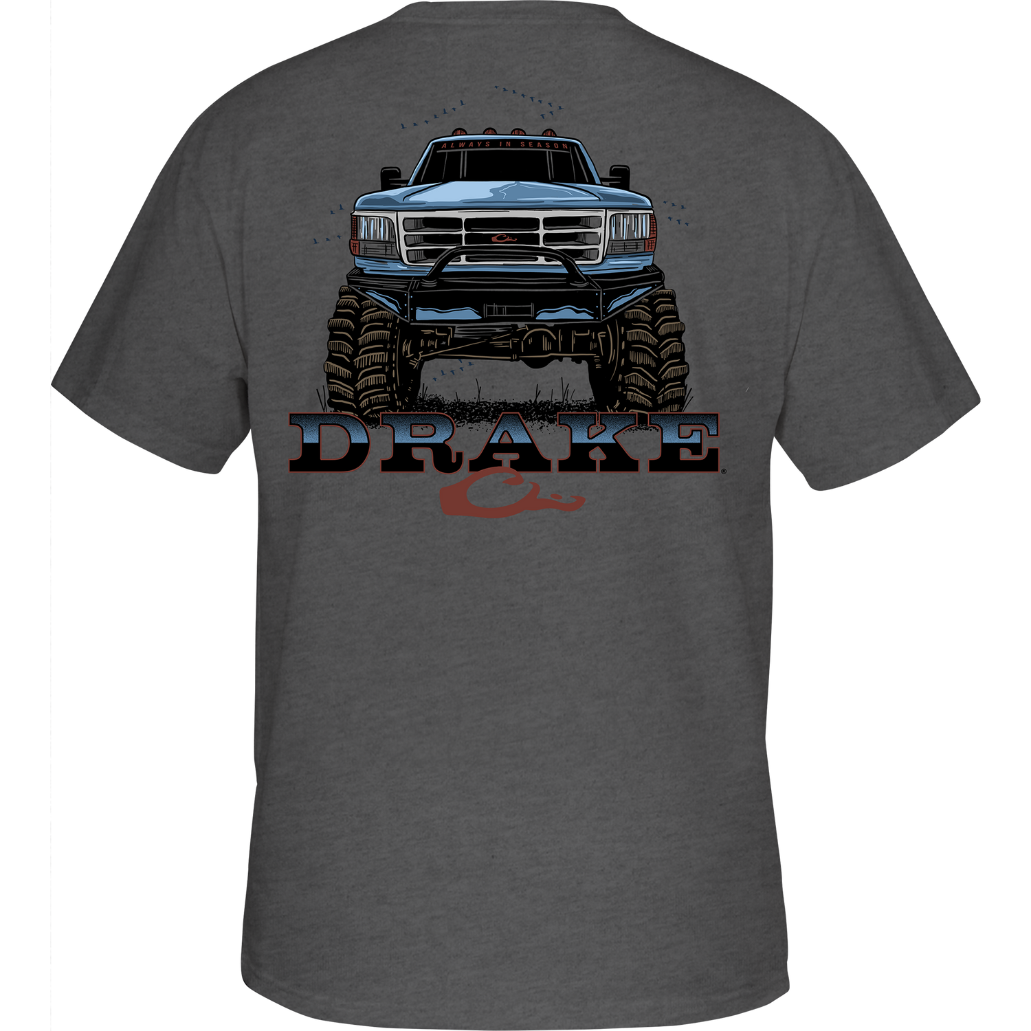 The Drake Waterfowl Graphic Tee is constructed with a 60% cotton and 40 ...