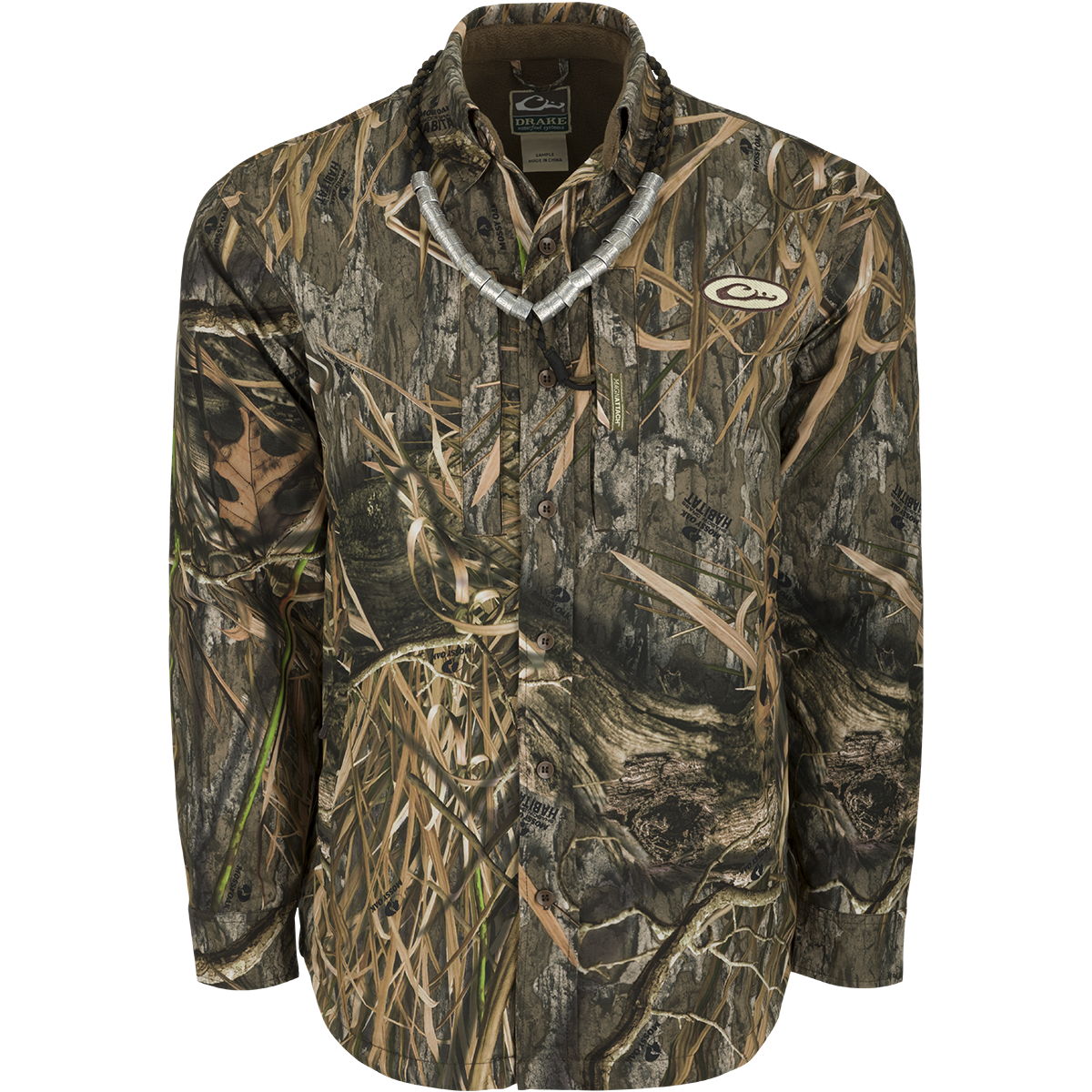 MST Fleece-Lined Guardian Flex Jac-Shirt - Mossy Oak Shadow Grass ...