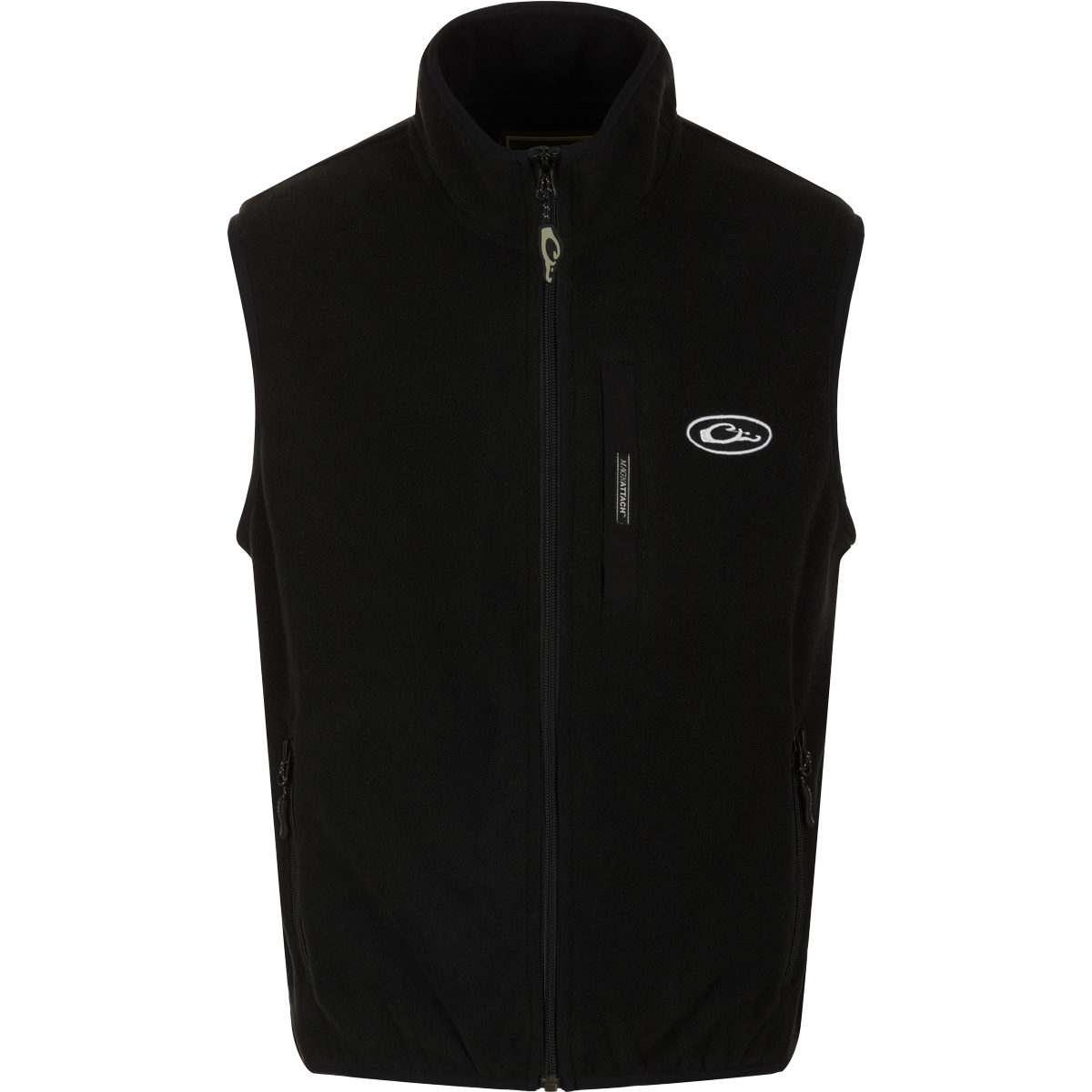 Drake Waterfowl Youth Camp Fleece Vest - Durable Comfort - Caviar Black ...