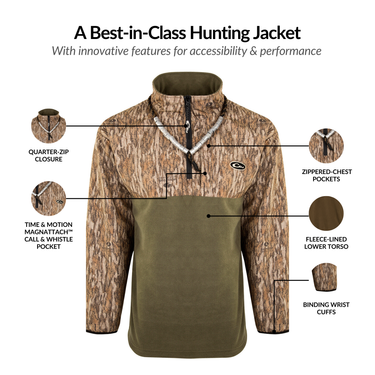 MST Quarter Zip Refuge Eqwader Jacket - Drake Waterfowl