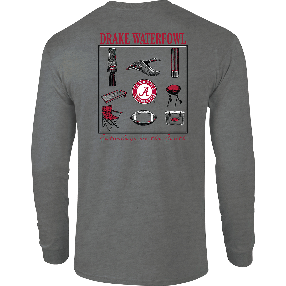 Alabama Sportsman T-Shirt - Graphite Heather / Small