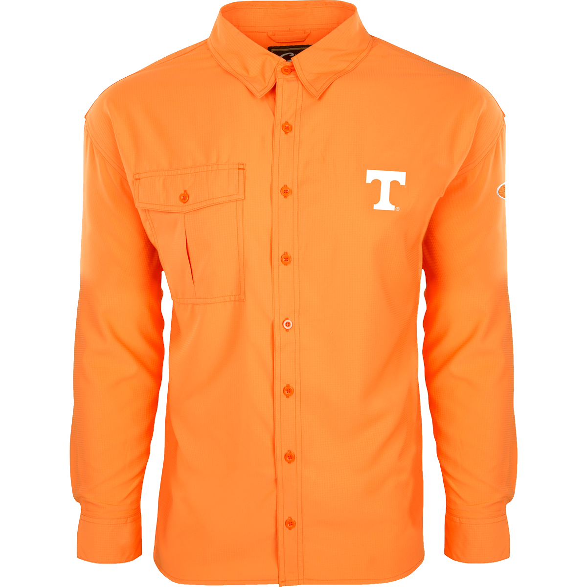 Drake Waterfowl Tennessee Flyweight Shirt, UPF 50+ - Orange / 2Xlarge